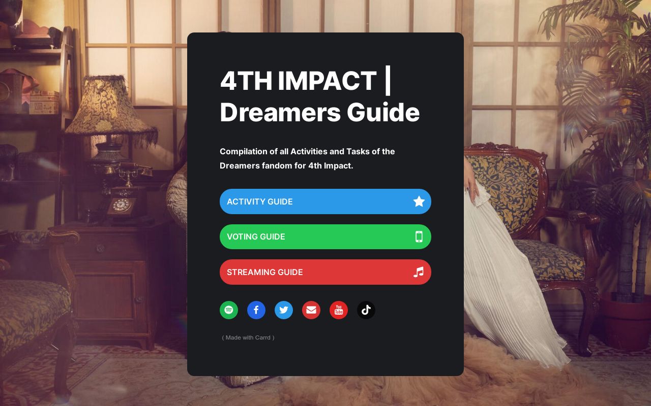 4TH IMPACT | Dreamers Guide